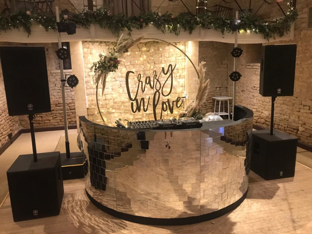 MIRROR BALL DJ BOOTH - Enthusiasm Events